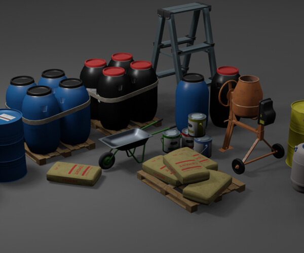 ArtStation - Building stuff pack | Game Assets