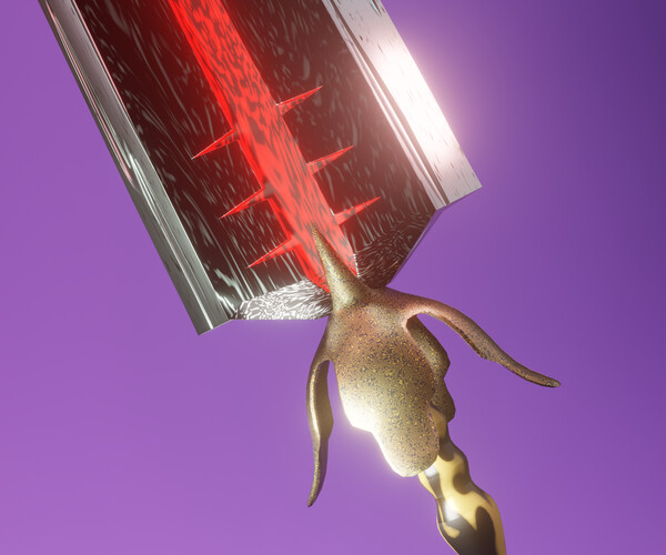 ArtStation - Asta's sword from the anime Black Clover, demon dweller ...