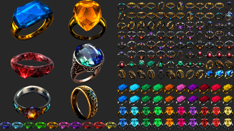 ArtStation - 146 Rings | Game Assets