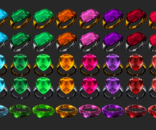 ArtStation - 146 Rings | Game Assets