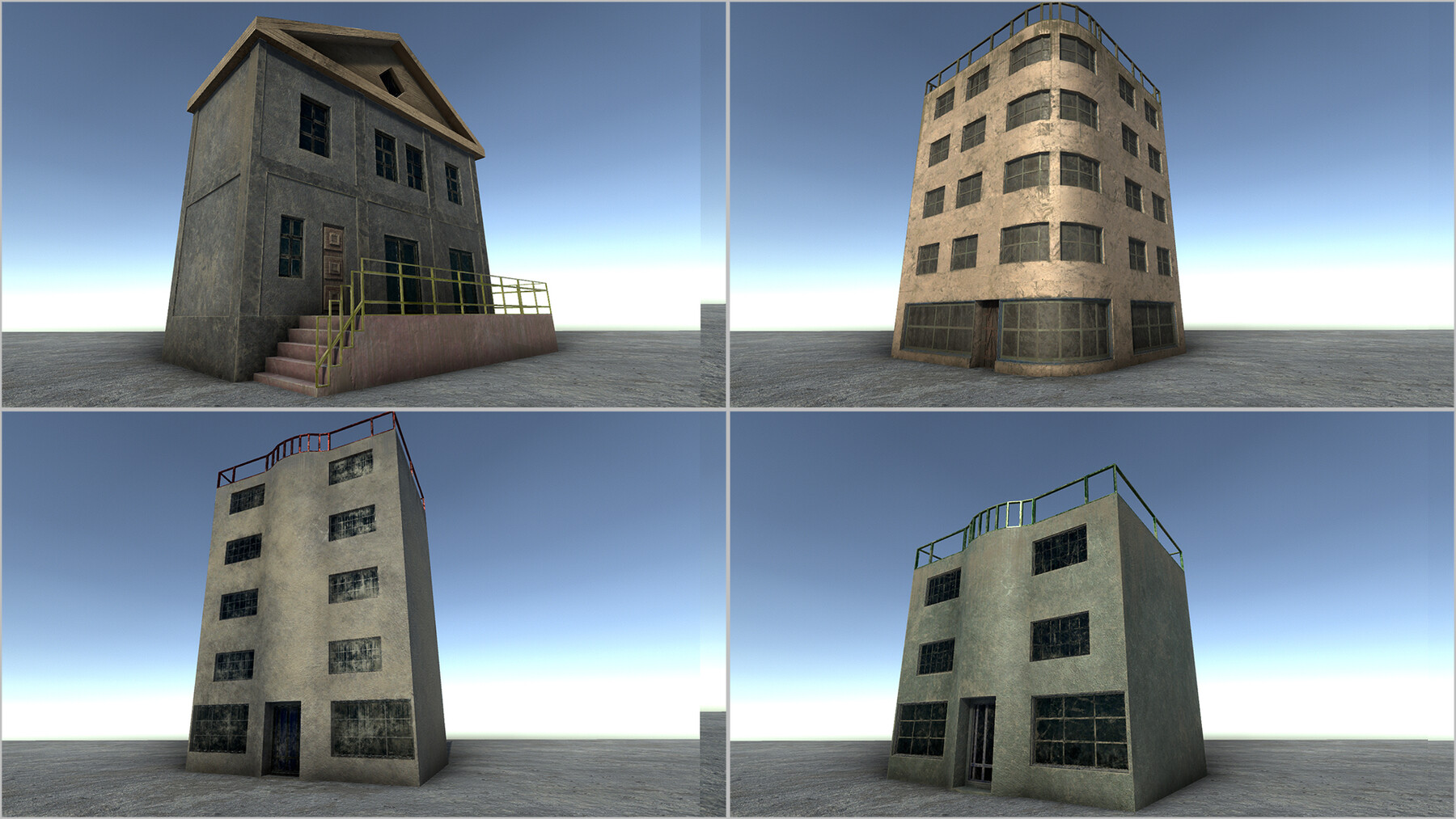 ArtStation - 42 Buildings Game assets - UE and Unity | Game Assets