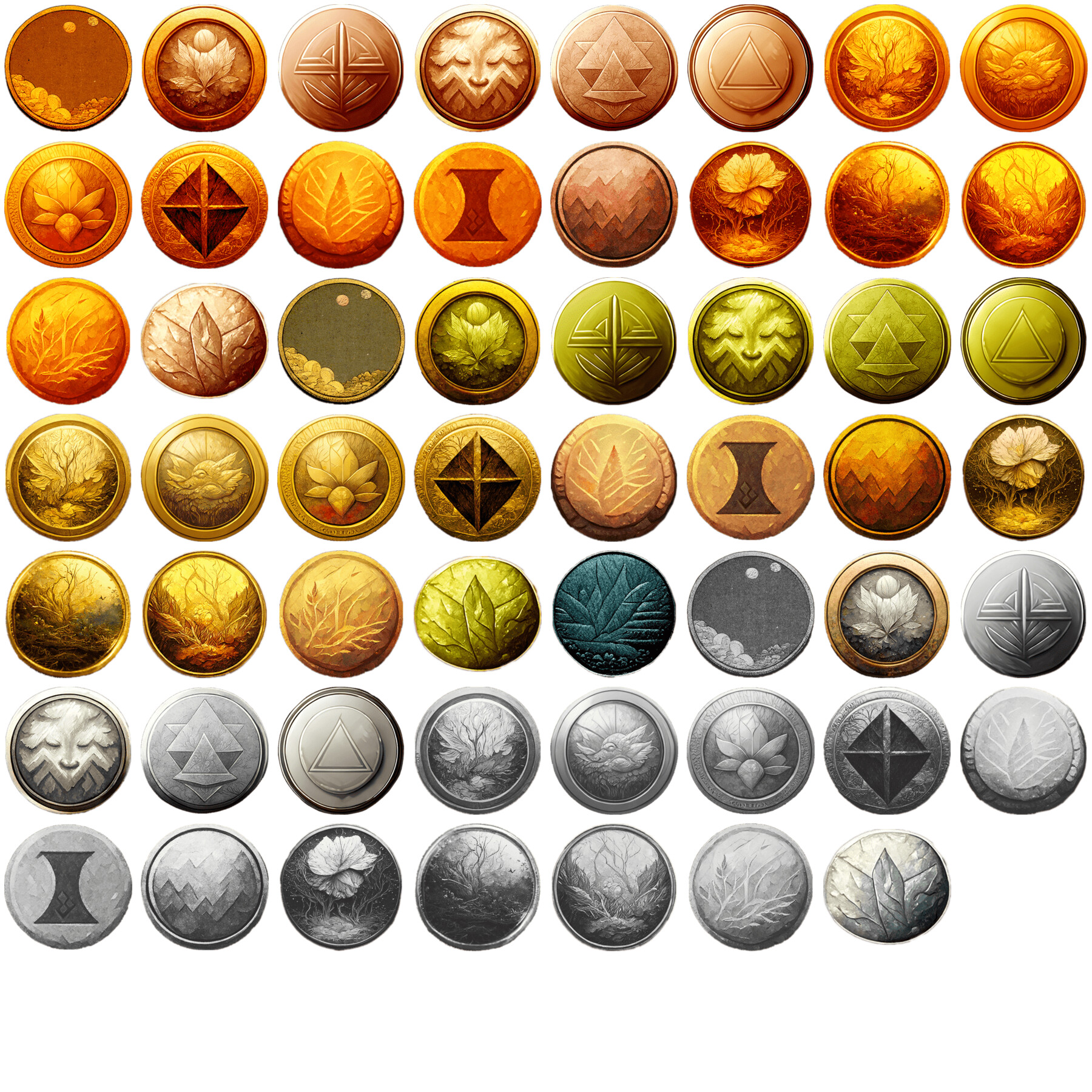 ArtStation - Fantasy pack - 729 Icons | Game Assets