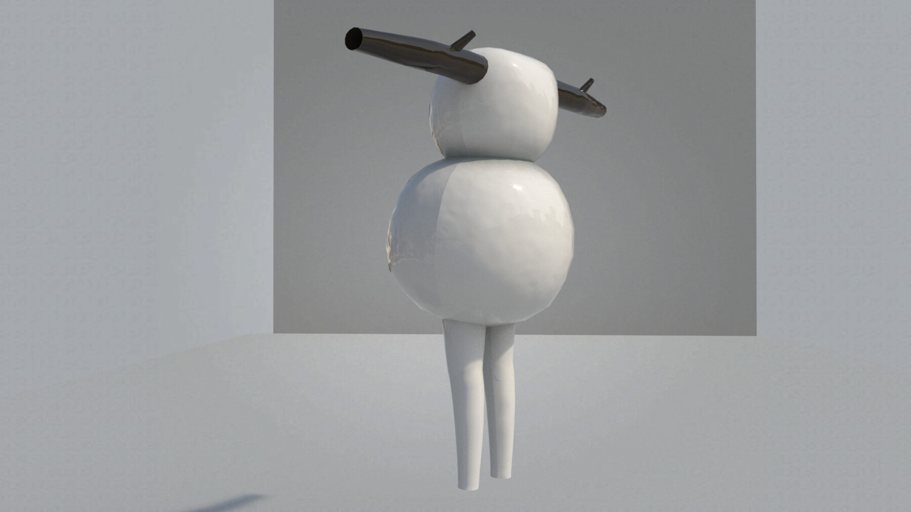 ArtStation - Lovely white dress up snowman cartoon costume | Resources