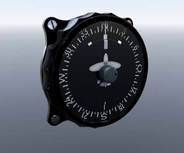 ArtStation - GERMAN REPEATER COMPASS GAUGE | Game Assets