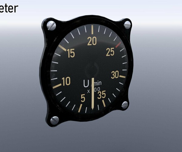 ArtStation - WW2 GERMAN FLIGHT INSTRUMENTS - ASSET PACK | Game Assets