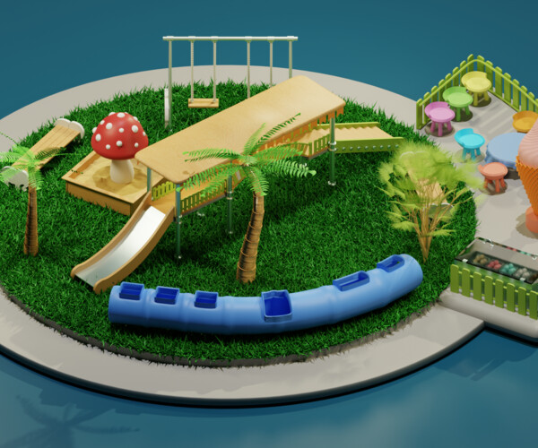 ArtStation - Playground_ 3d modeling | Resources