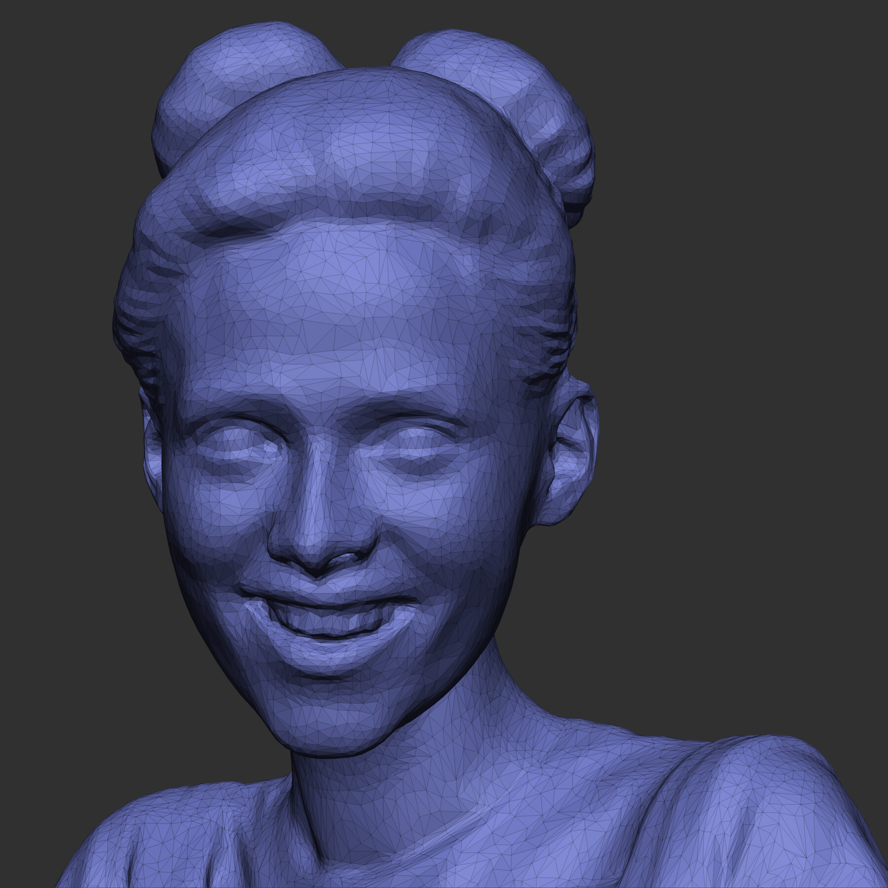 ArtStation - Smiling young woman with scooter 360 | Game Assets