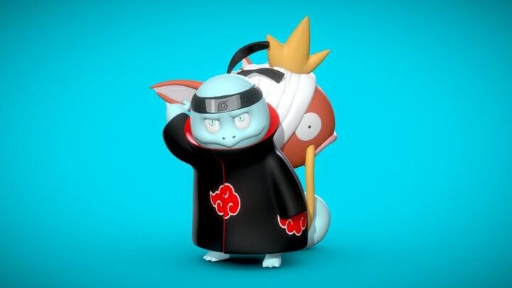 ArtStation - POKEMON AKATSUKI COLLECTION - 3D PRINT | Resources