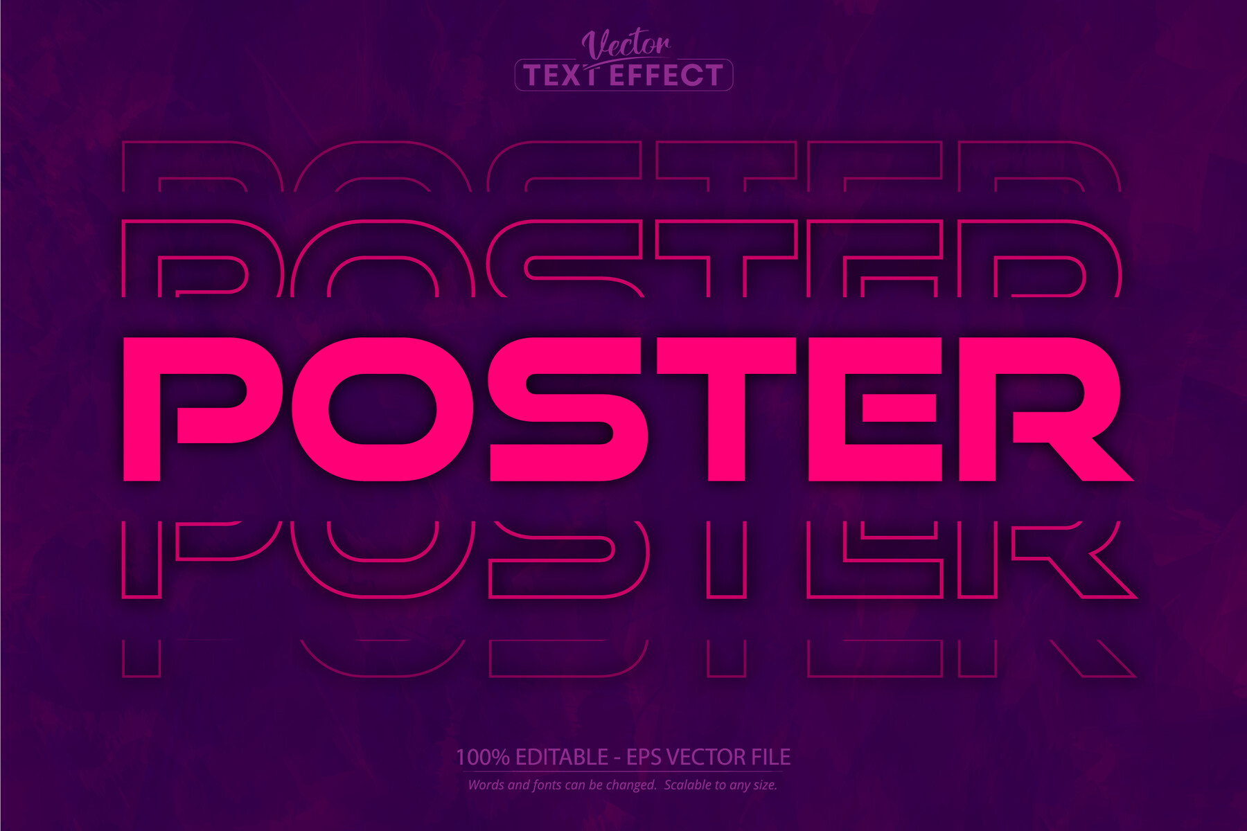 ArtStation - Poster text effect, editable comic and cartoon text style ...