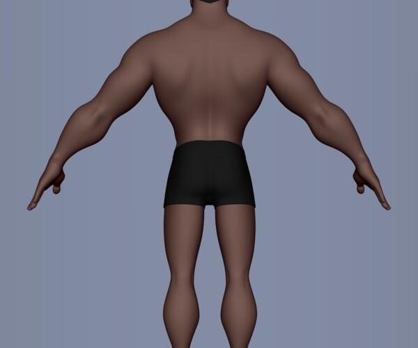 ArtStation - Black Man Body Base | Resources