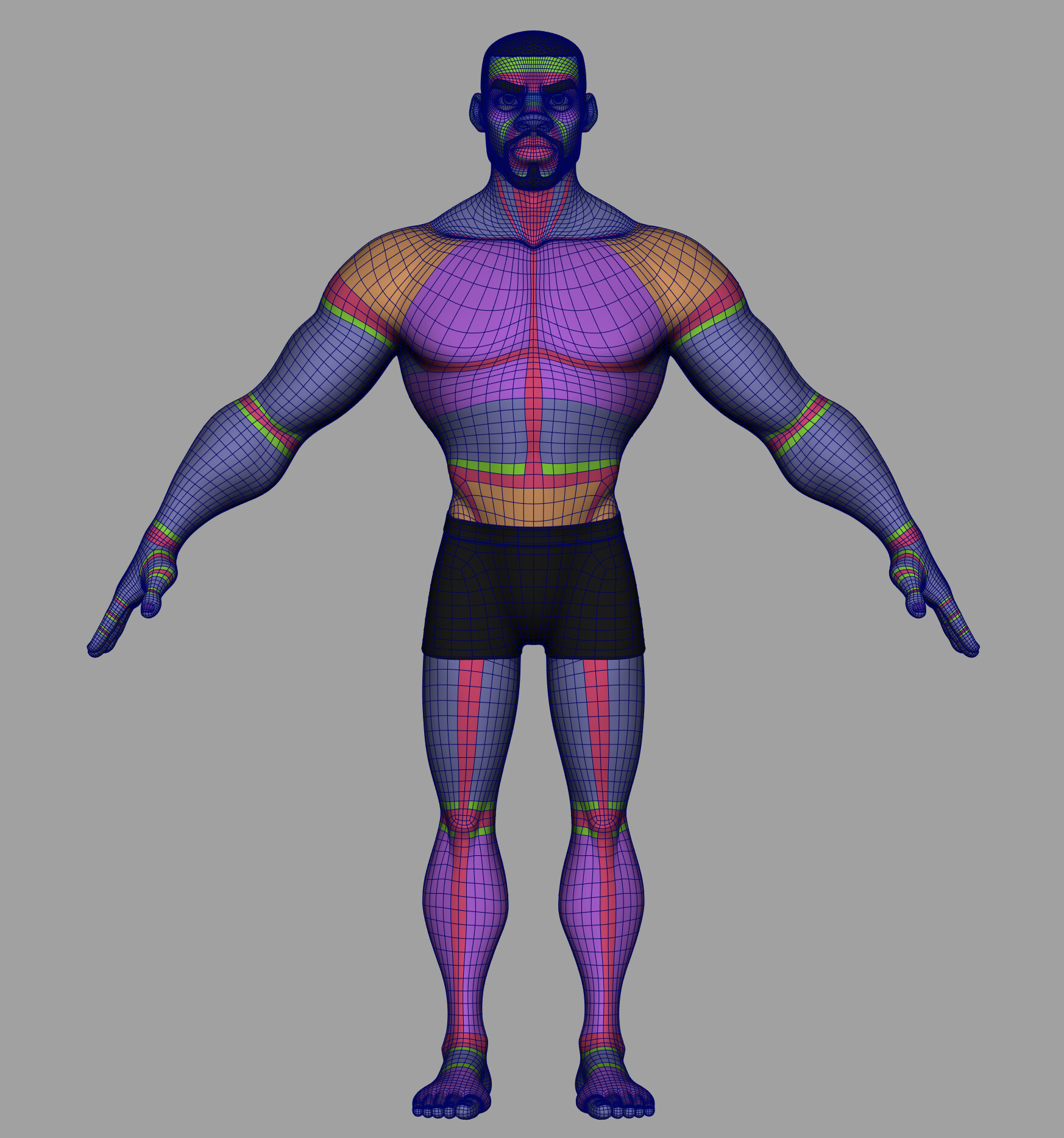 ArtStation - Black Man Body Base | Resources