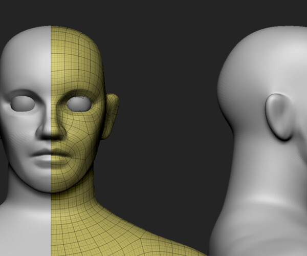 ArtStation - Stylized male base mesh | Resources