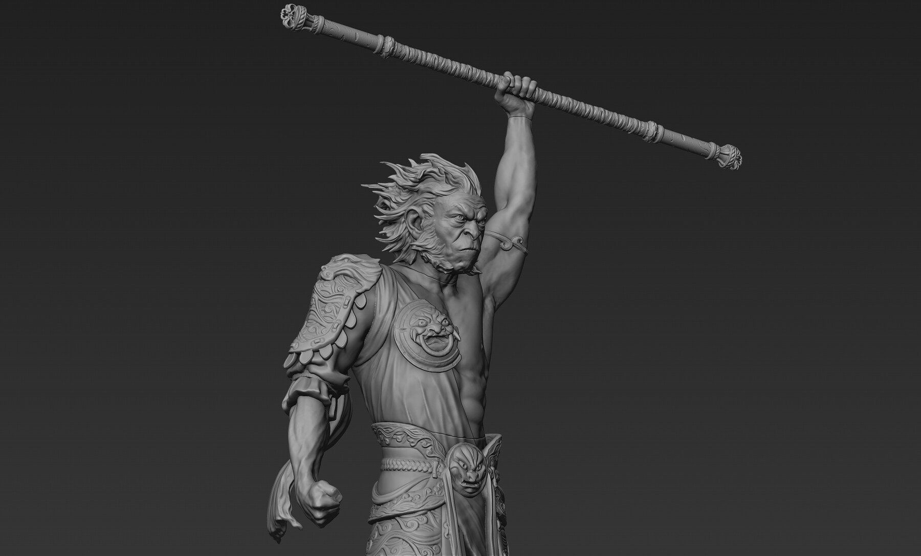 ArtStation - Monkey King 3d Print model | Resources