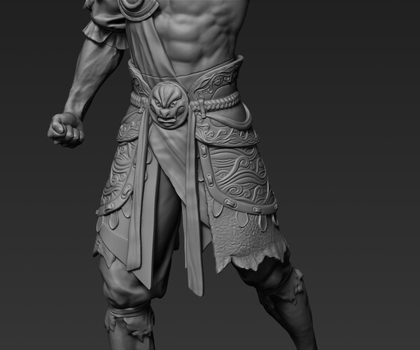 ArtStation - Monkey King 3d Print model | Resources