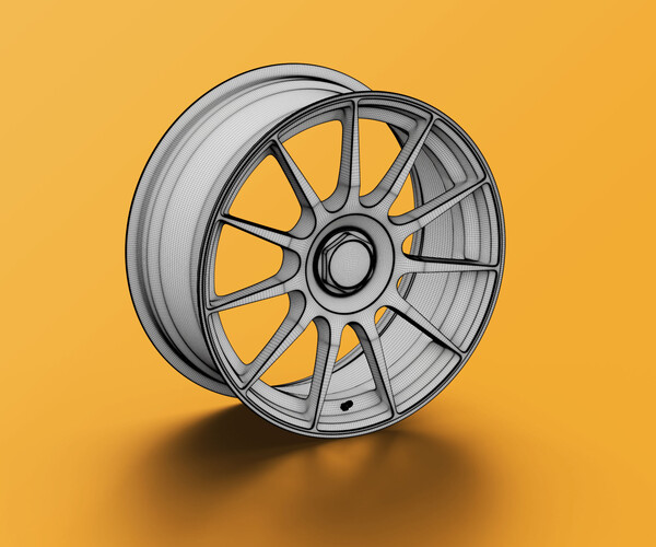 ArtStation - Rotiform DTM Rim/Wheel 3D Model | Resources