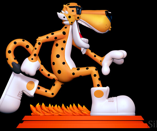 ArtStation - Chester Cheetah - Cheetos 3D print model | Resources