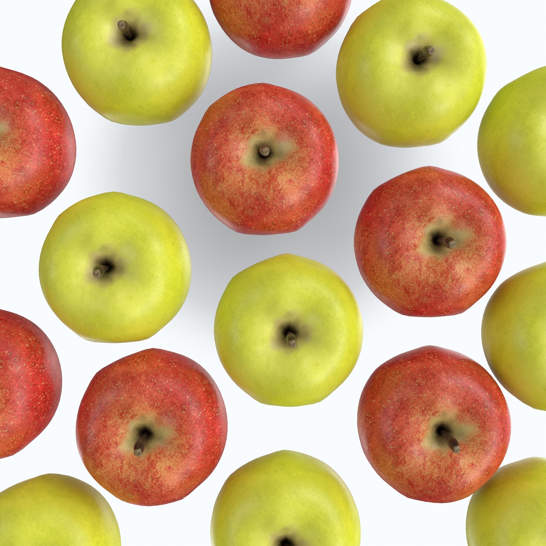 ArtStation - Red and Green Apple | Game Assets