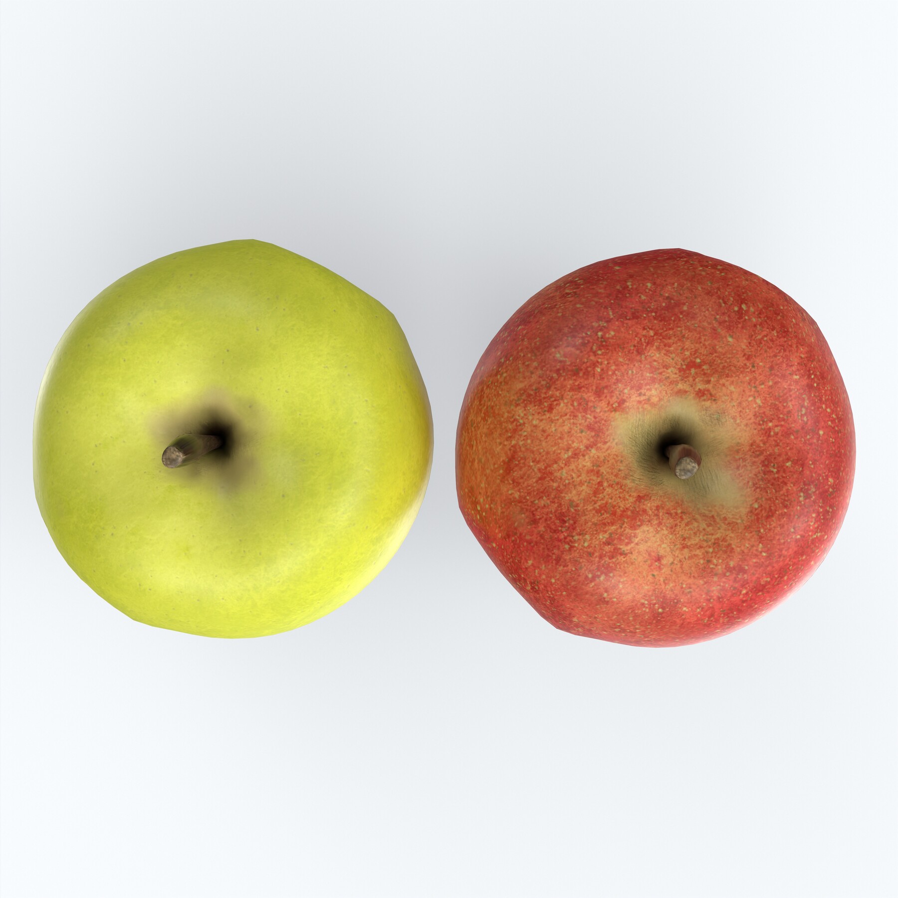 ArtStation - Red and Green Apple | Game Assets