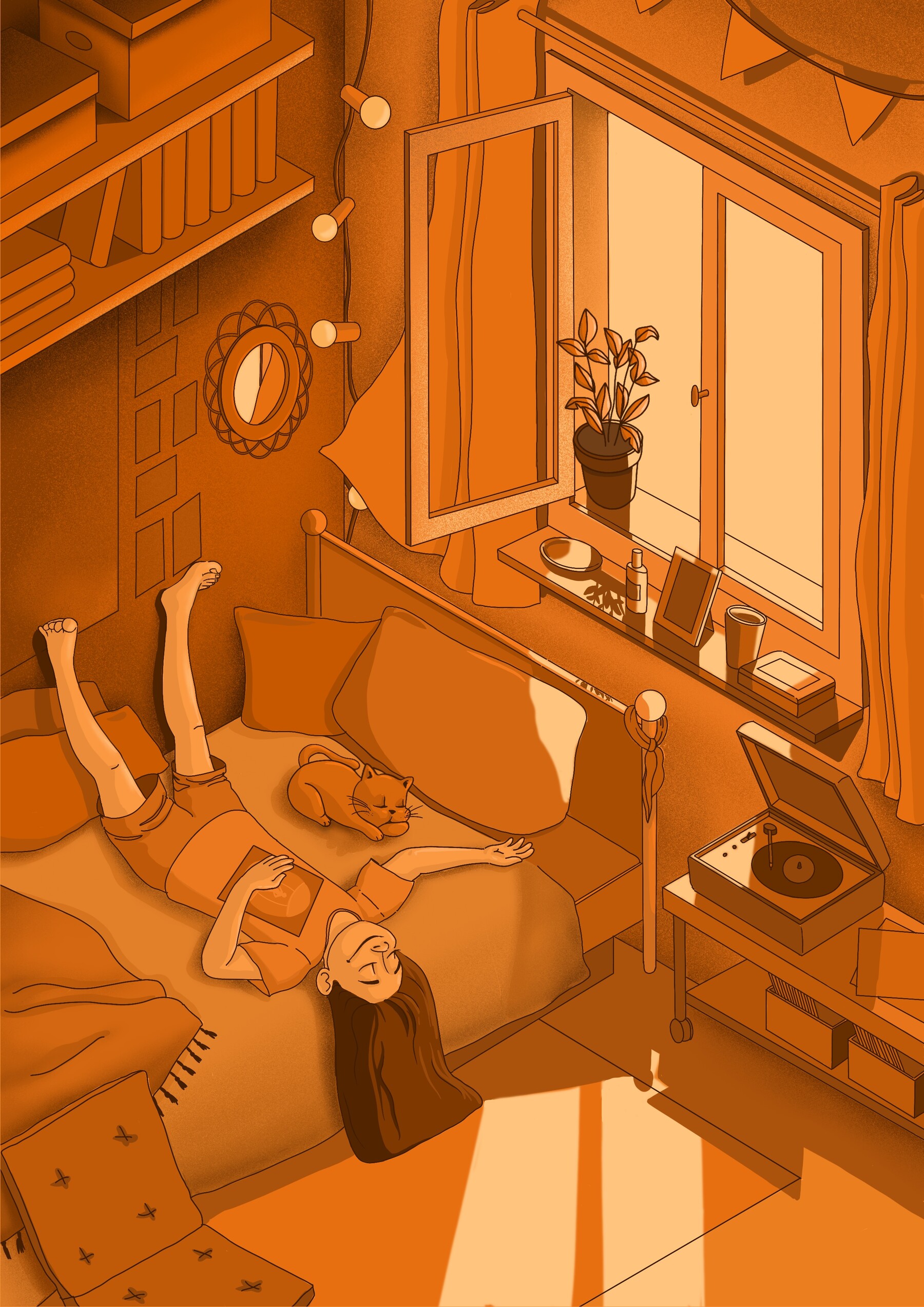 ArtStation - Orange feelings | Artworks