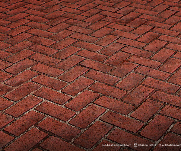 ArtStation - Brick Concrete | Procedural Texture | Resources