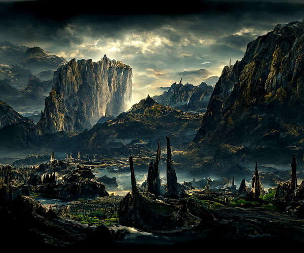 ArtStation - Asgard Landscape #2 | Artworks