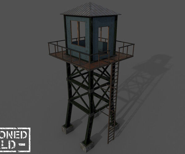 ArtStation - Guard Tower Metal | Game Assets