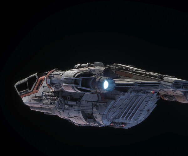 ArtStation - Bounty Hunter Ship - Star Wars | Resources
