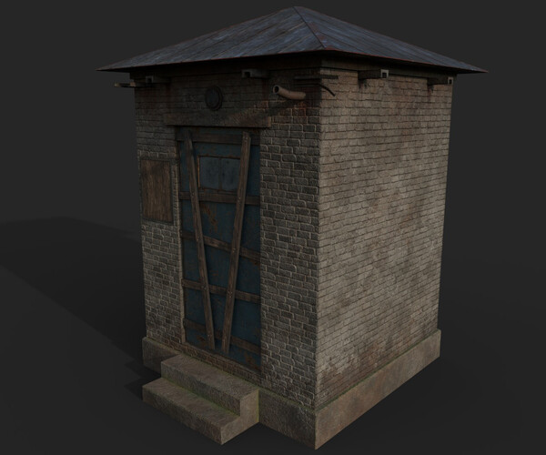 ArtStation - Abandoned Check Point | Game Assets