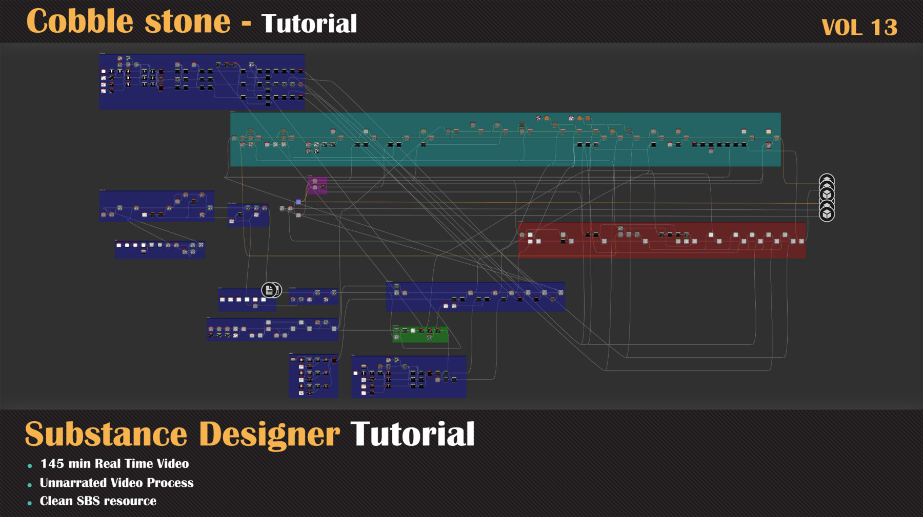 ArtStation - Cobble Stone Tutorial - VOL 13 | Tutorials