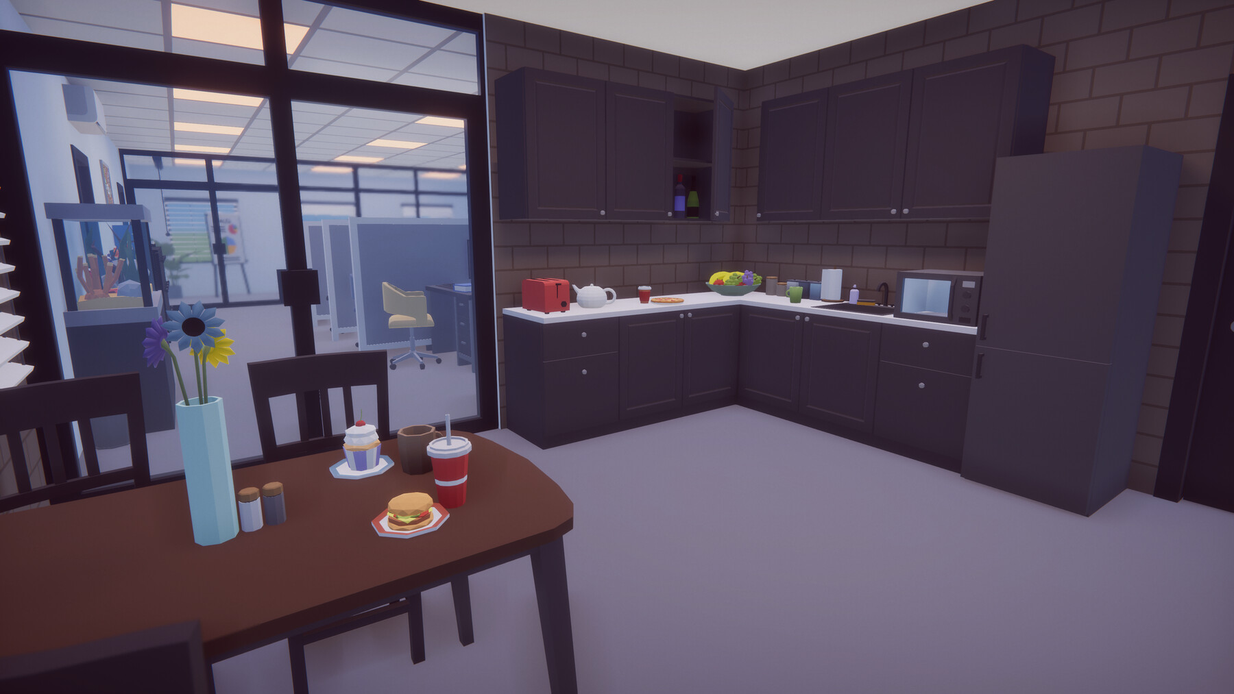 ArtStation - Low Poly Office Interiors - Asset for Unity 3D, Map and ...