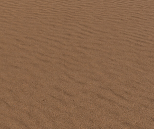 ArtStation - Rippled Darken Desert Sand Material | Resources