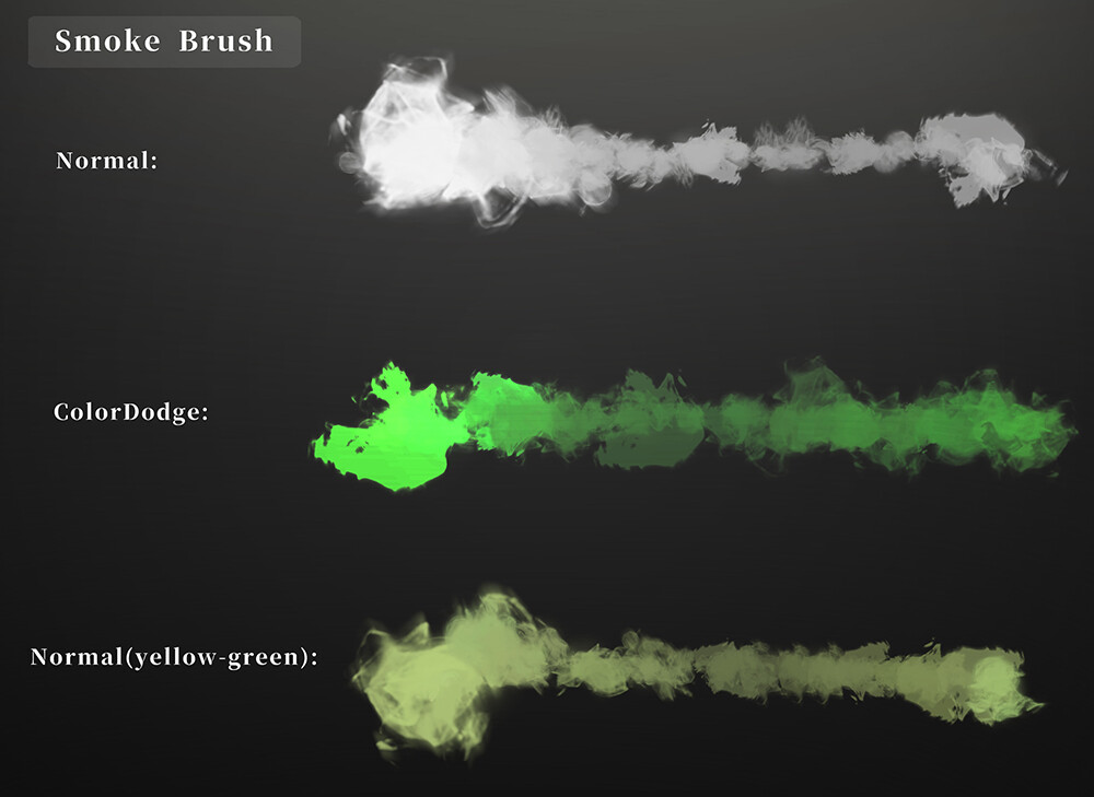 ArtStation - 2 Smoke and Flowing Light Brushes for ClipStudioPaint/16 ...