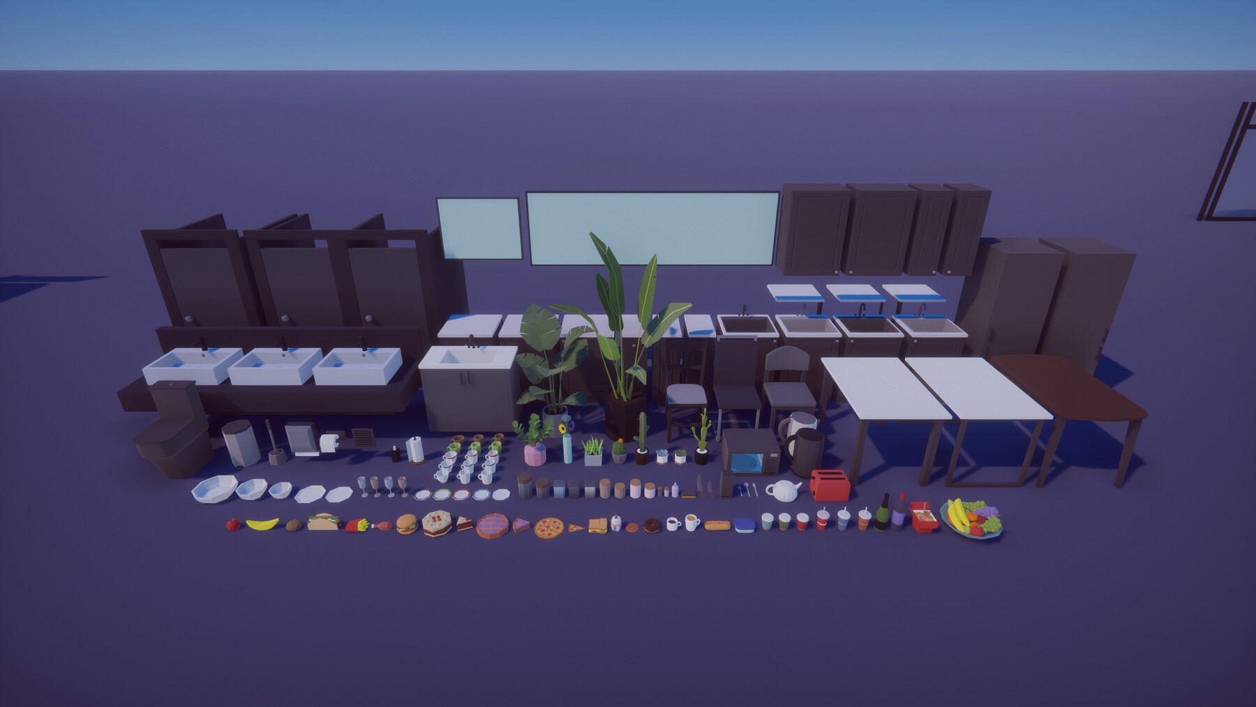 ArtStation - Low Poly Office Interiors - Asset for Unity 3D, Map and ...