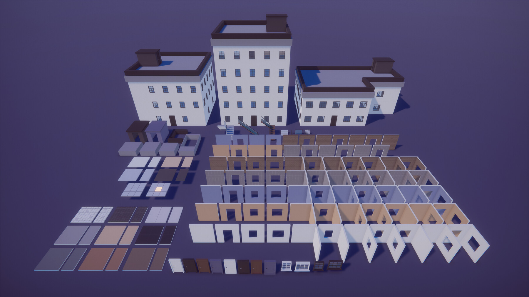 ArtStation - Low Poly Office Interiors - Asset for Unity 3D, Map and ...