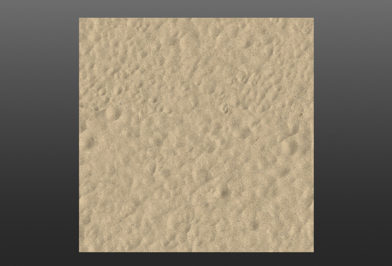 ArtStation - Trampled Bright Desert Sand Material | Resources