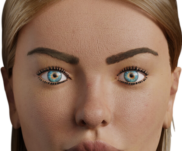 ArtStation - Semi Realistic Girl Portrait | Resources