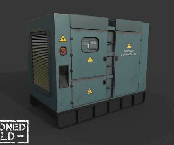 ArtStation - Diesel Generator New | Game Assets