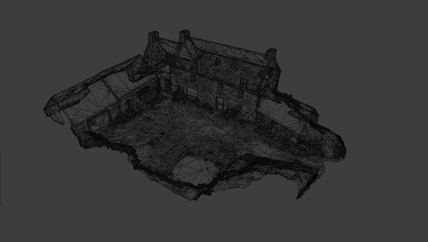 ArtStation - COUNTRY HOUSE GAME READY 3D MODEL | Game Assets