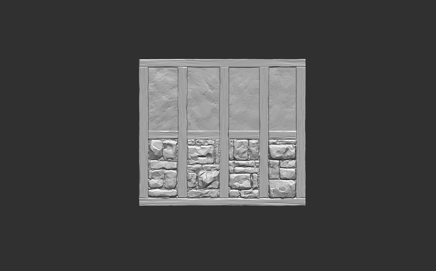 ArtStation - 6 Medieval Wall Pack | Game Assets