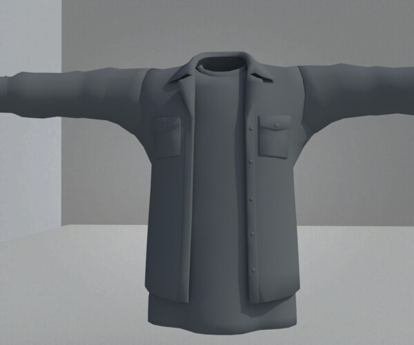 ArtStation - Blue,and purpleand grid unlined upper garment | Resources