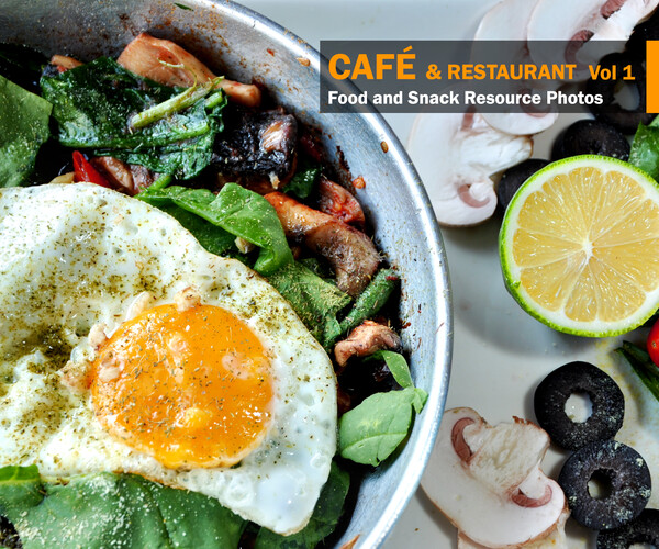 ArtStation - Café & Restaurant - Food and Snack Resource Photos - Vol 1 ...