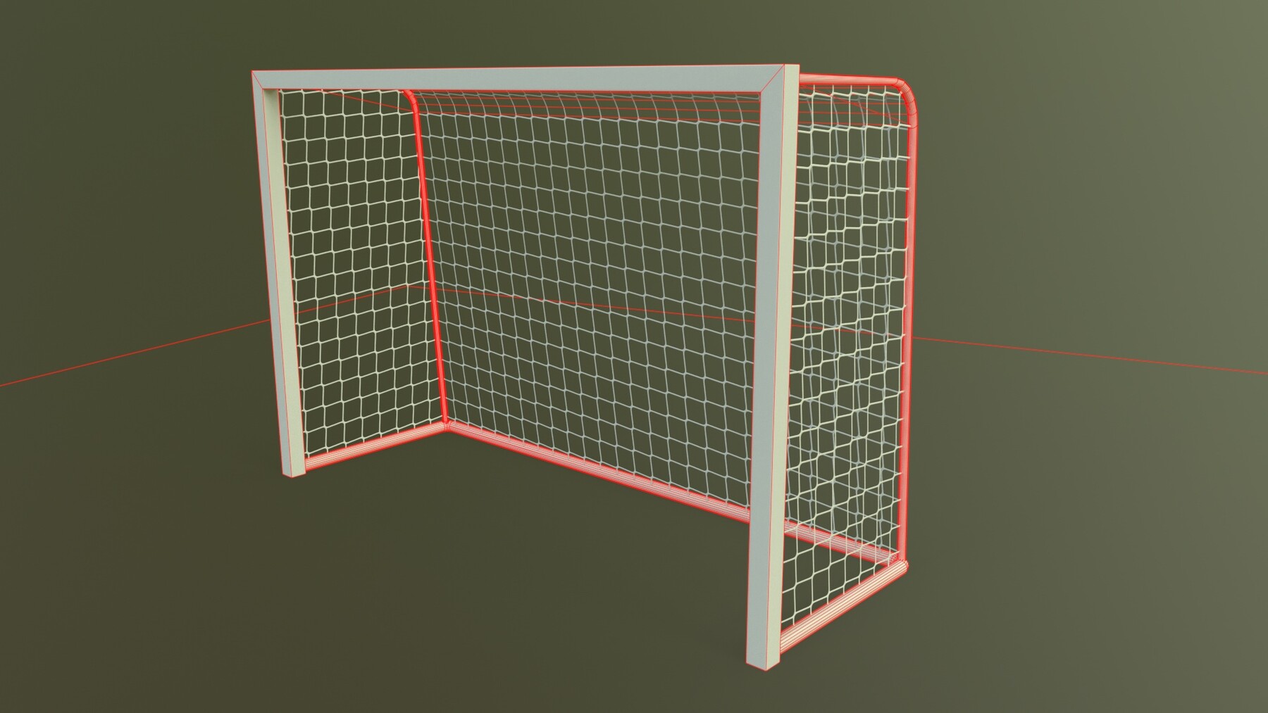 ArtStation - PBR Soccer Football Goal Post Z | Game Assets