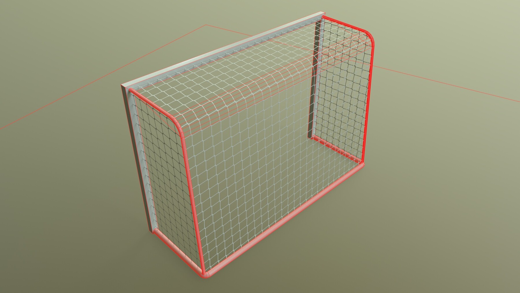 ArtStation - PBR Soccer Football Goal Post Z | Game Assets