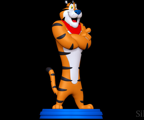 ArtStation - Tony The Tiger - kelloggs 3D print model | Resources