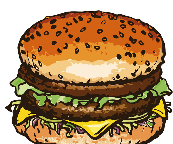 ArtStation - ANIMATED BURGER VECTOR | Artworks