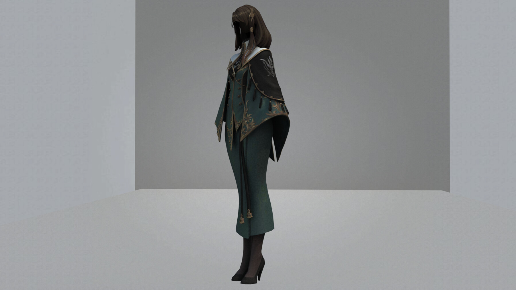 ArtStation - Magic female body dress clothes | Resources