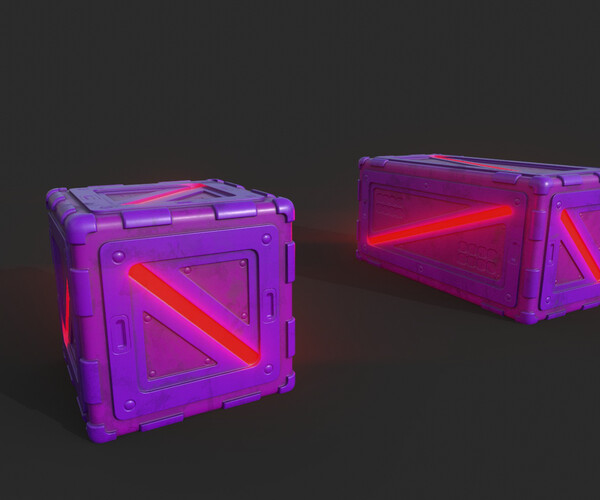ArtStation - Sci-Fi Boxes | Game Assets