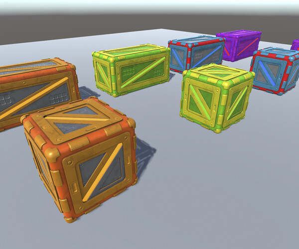 ArtStation - Sci-Fi Boxes | Game Assets