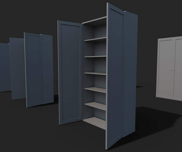 ArtStation - Set of Old Soviet Cabinets | Game Assets