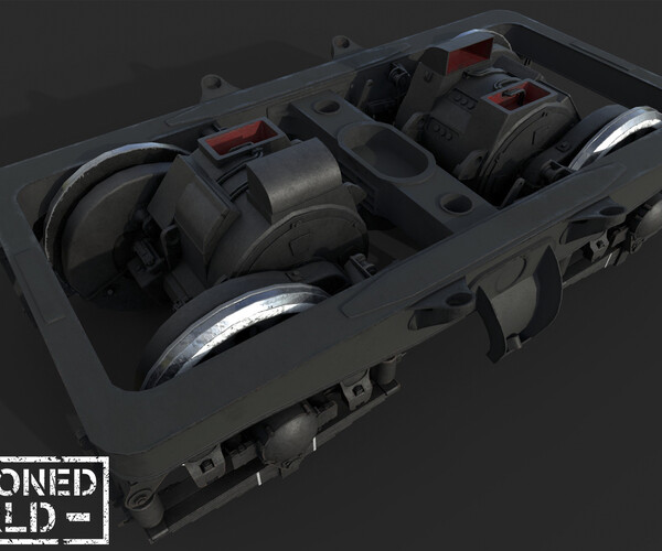 ArtStation - VL80 - Trolley For Locomotive | Game Assets